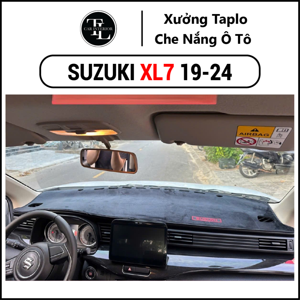 Thảm taplo SUZUKI XL7 2019 - 2026, thảm taplo che nắng da carbon, da ...