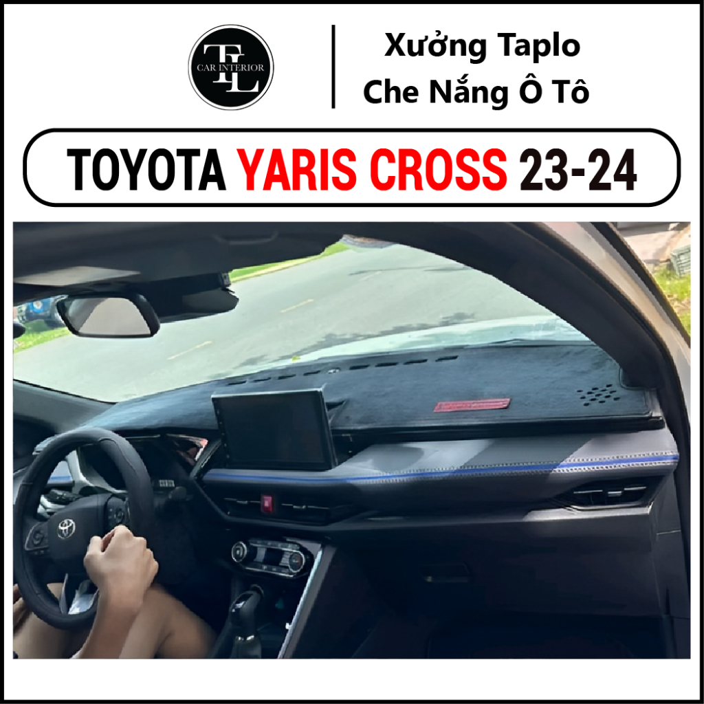 Thảm taplo TOYOTA YARIS CROSS 2023 - 2026, thảm taplo che nắng da ...