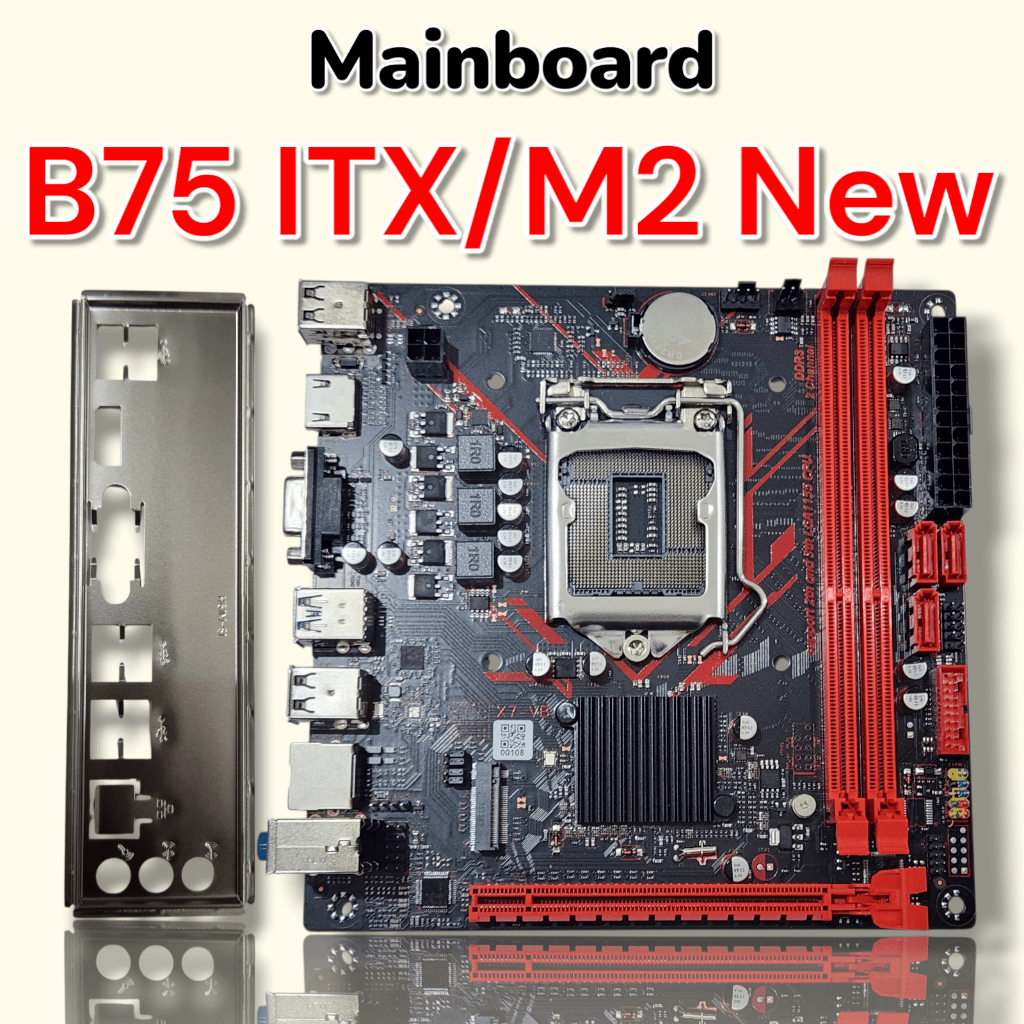 Mainboard B75 ITX/M2 - Mới 100% - Rẻ Nhất Sàn - BH 12Th - Có Khe M2 ...