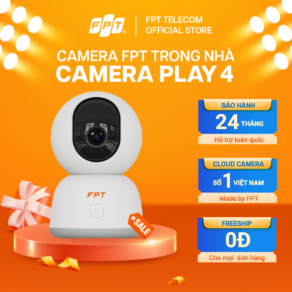 Cloud Camera Play 4 - Chính hãng FPT - Công nghệ AI - Độ phân giải 3MP ...