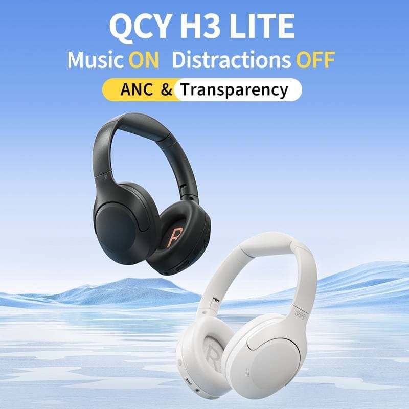 Tai Nghe Chụp Tai Không Dây QCY H3 Lite ANC (Bluetooth v5.3, 60H, ENC) | Shopee Việt Nam