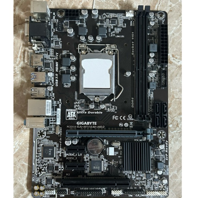 Main H110M Gigabyte Socket 1151 hô trợ cpu đầu 7 trở xuống like new ...