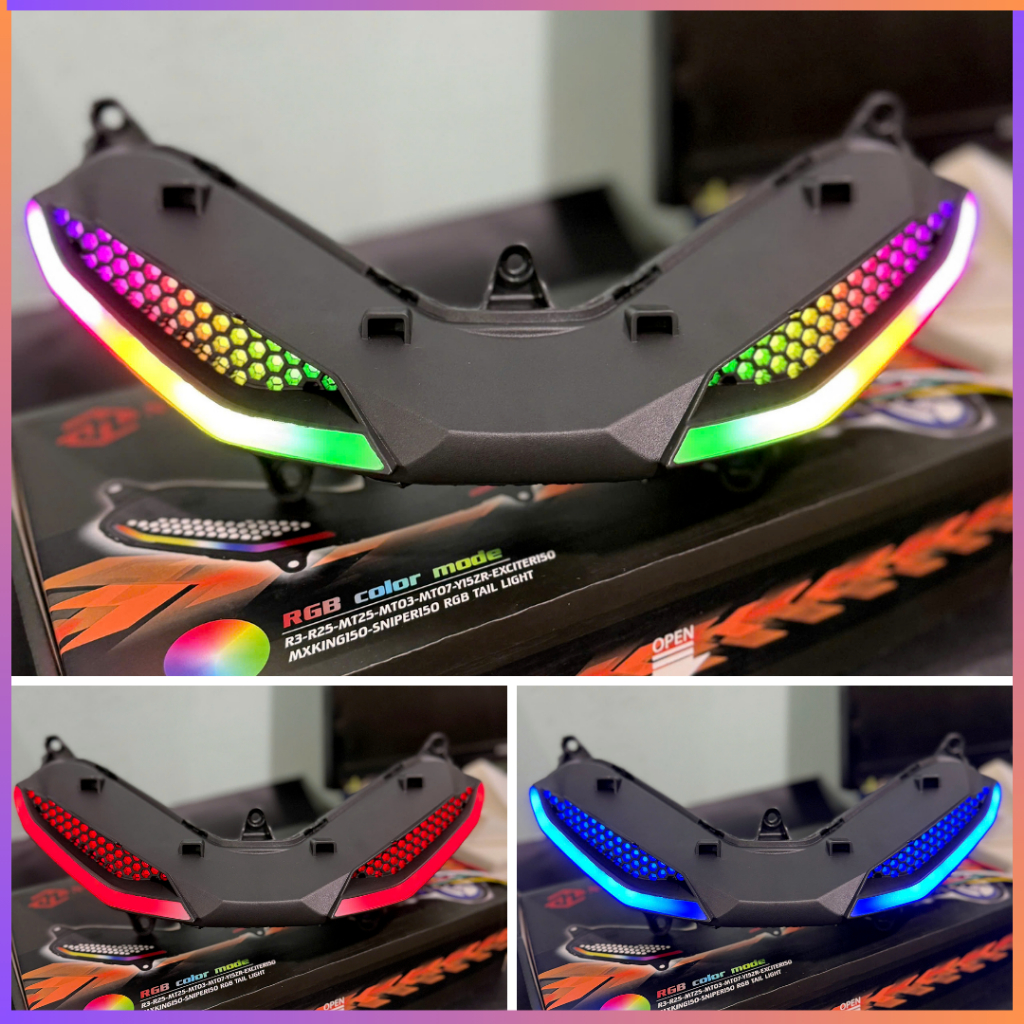 ĐÈN DEMI LED RGB - Gắn Cho Yamaha R3, Y15ZR, Exciter 150, MX King 150 ...