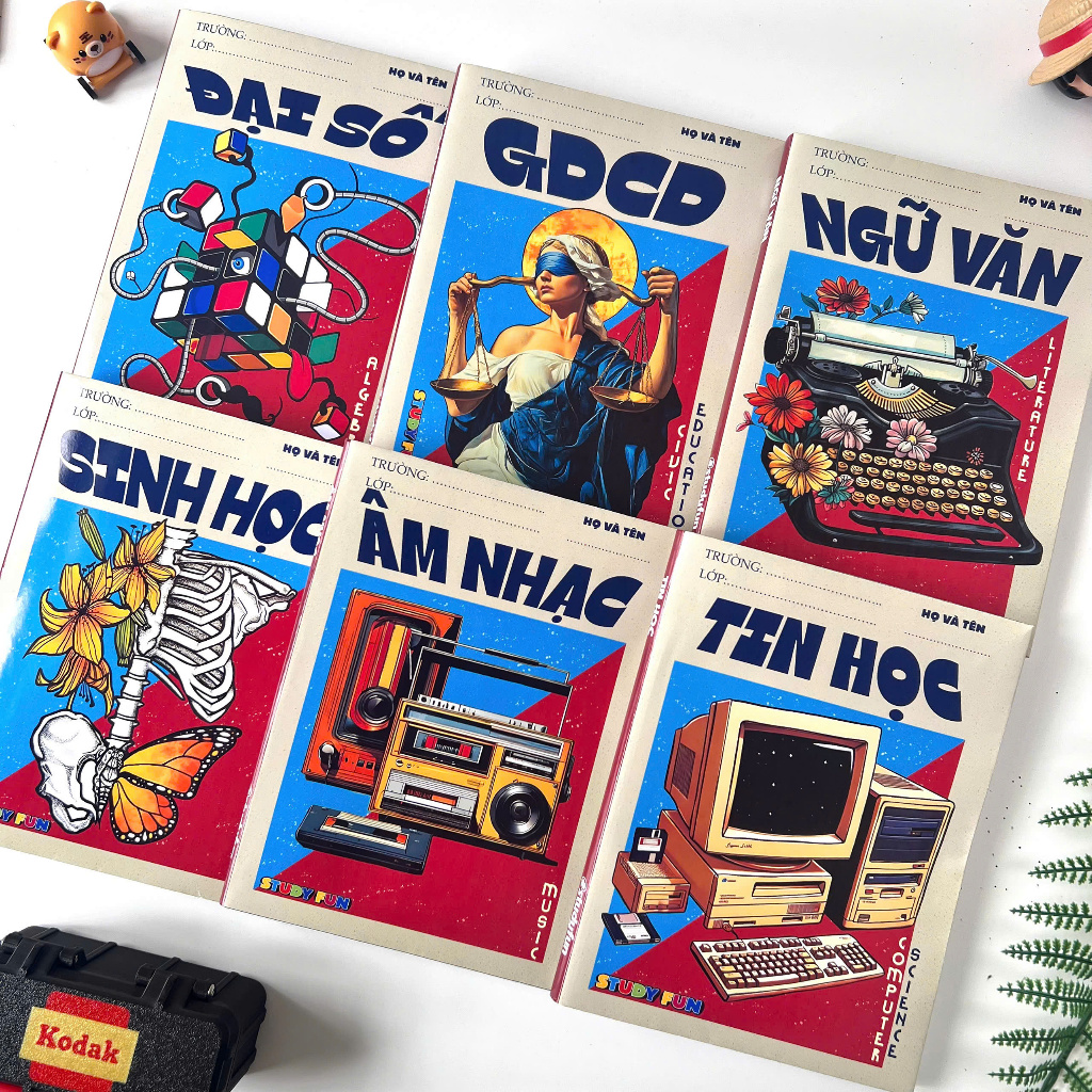 [LẺ 1 TỜ] GIẤY BAO TẬP HỌC SINH CẤP 2, CẤP 3 RETRO CỰC CHẤT 2025 - GIẤY ...