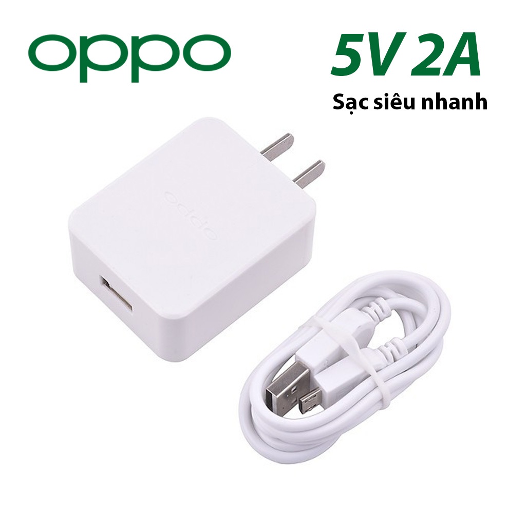 Sạc Oppo 5V 2A 933 sạc siêu nhanh chân cắm USB - Micro chính hãng THE ...