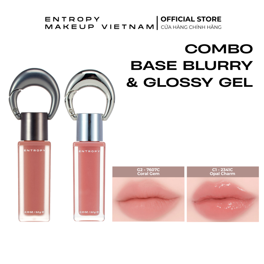 COMBO 2 Warm 7607C- Coral Gem & 2341C- Opal Charm Entropy Son Charm ...