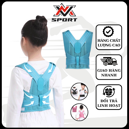 Đai Chỉnh Gù Lưng Trẻ Em_Đai Định Hình Tư Thế Ngồi Thẳng Lưng, Giúp Mở ...