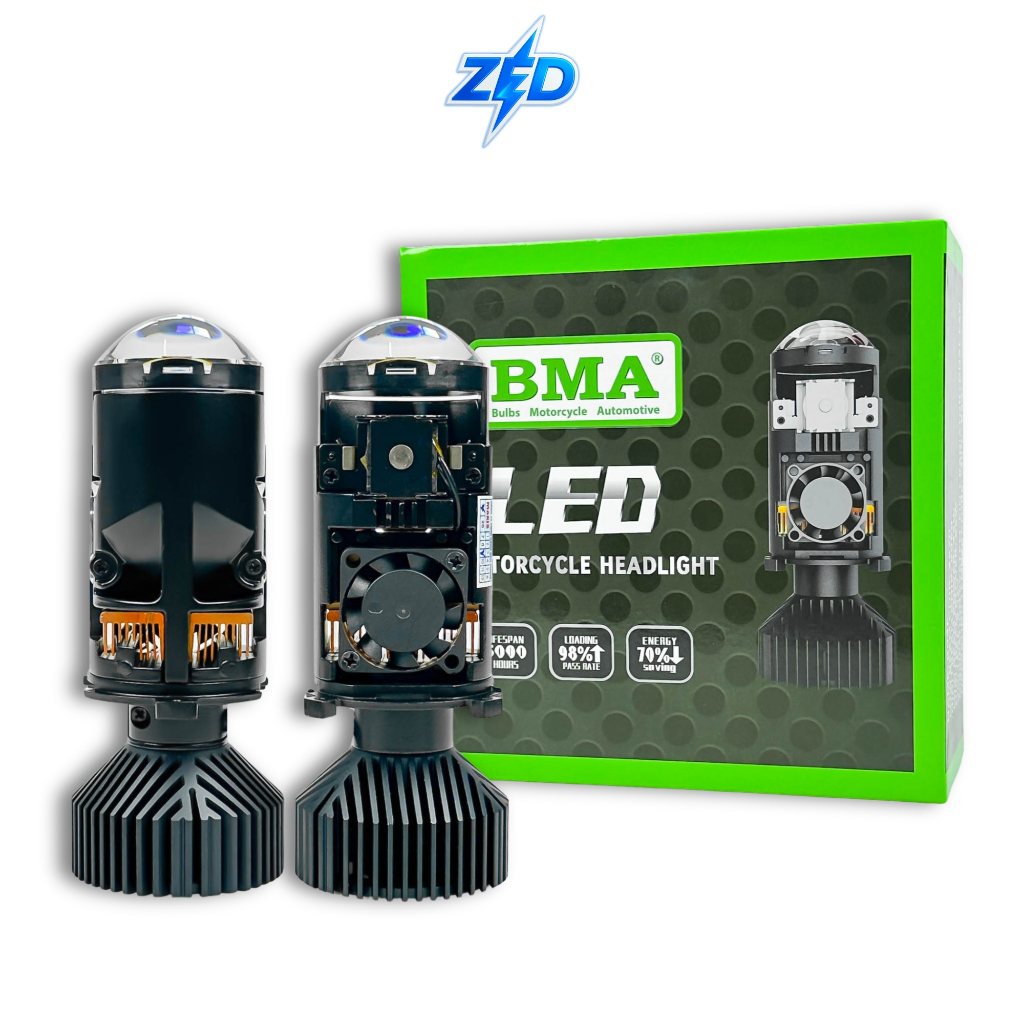 Đèn Pha LED Bi Cầu Mini R04F Chuẩn Hãng BMA - 55W Nhẹ Điện,Siêu Sáng ...