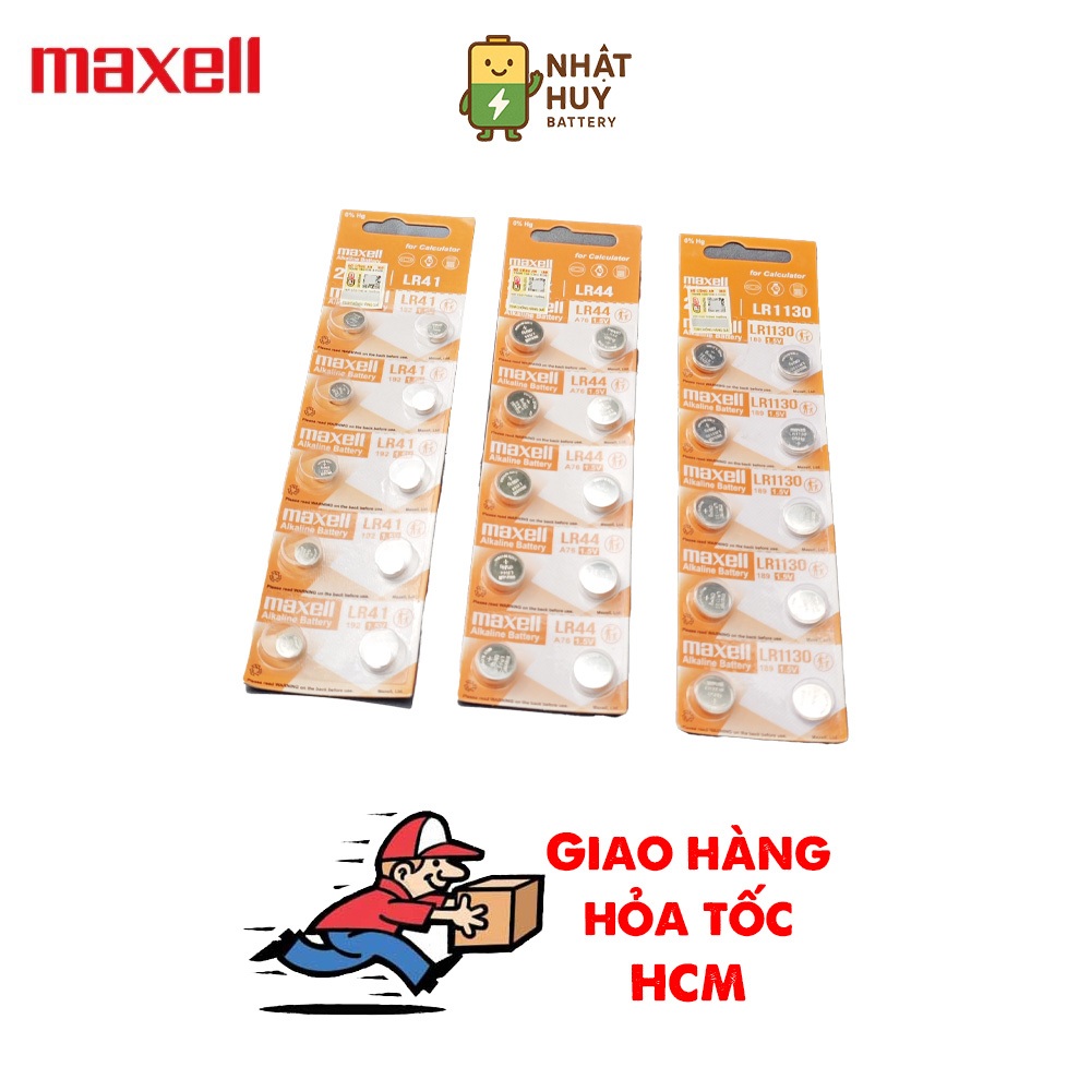 Pin Maxell LR41/LR44/LR1130 (AG3/AG13/AG10) 1.5V - Hàng Chính Hãng ...