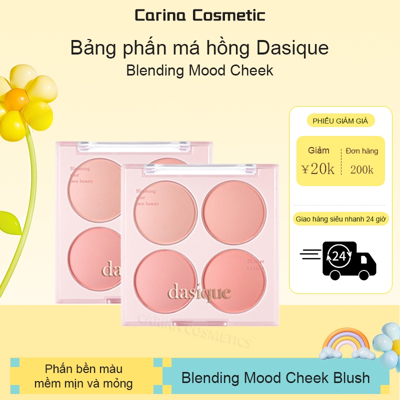 Bảng Má Hồng Dasique – 4 Màu Đa Dạng, Tôn Da, Lên Màu Tự Nhiên | Shopee Việt Nam