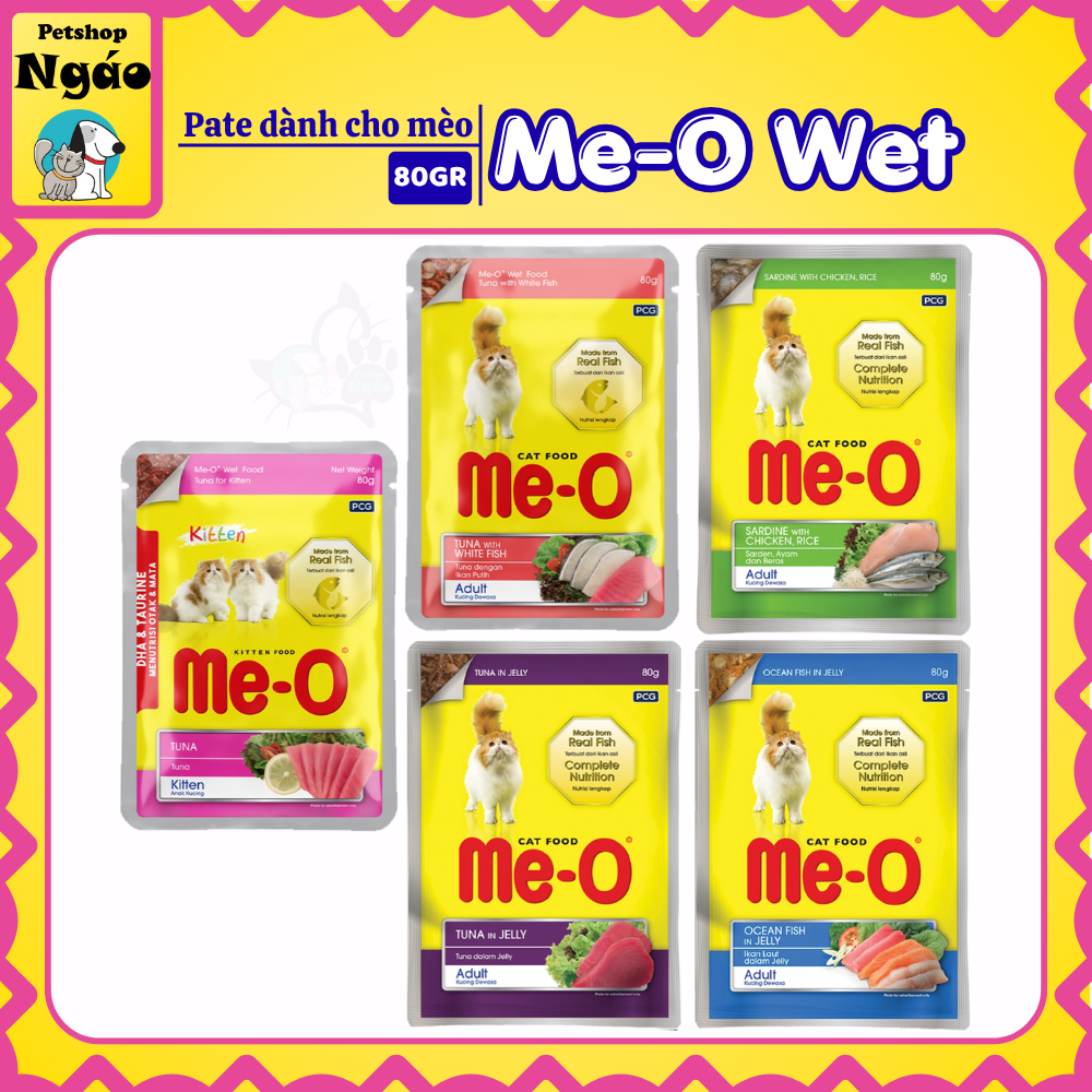 Pate Me-O WET - thức ăn mèo Thái Lan 80g | Shopee Việt Nam