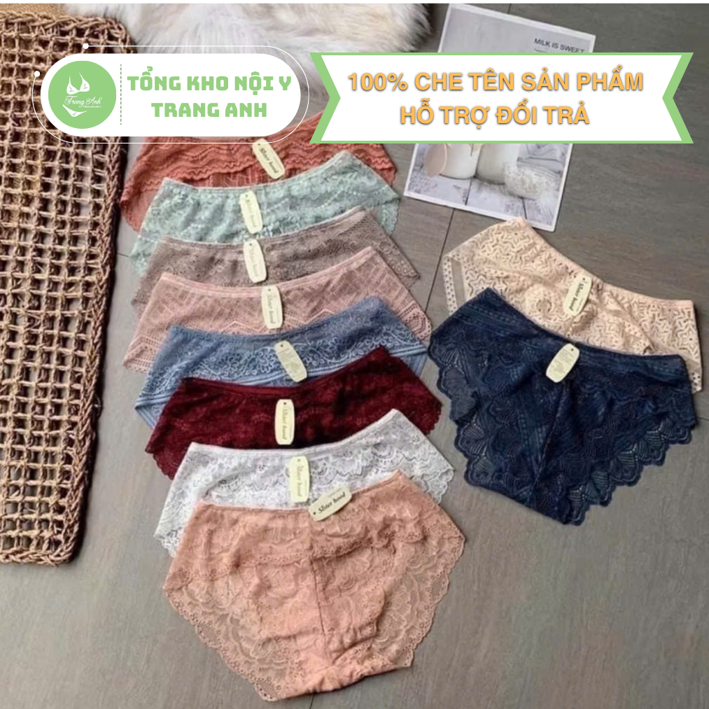 Set Quần Lót Ren Siêu Sexy Chất Ren Thái Mềm Mịn Không Gây Kích Ứng Da Freesize (40-62kg) QL227 ...
