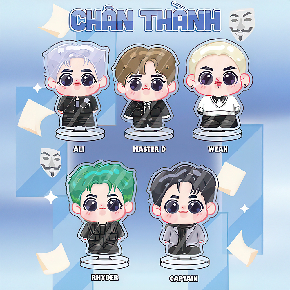 Móc Khoá, Standee Anh Trai Say Hi ATSH Chibi Cute Chân Thành Rhyder ...