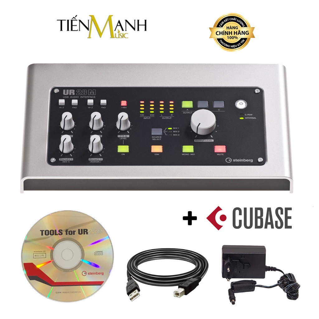 [Chính Hãng] Soundcard Steinberg UR28M - Sound Card Thu Âm Thanh ...