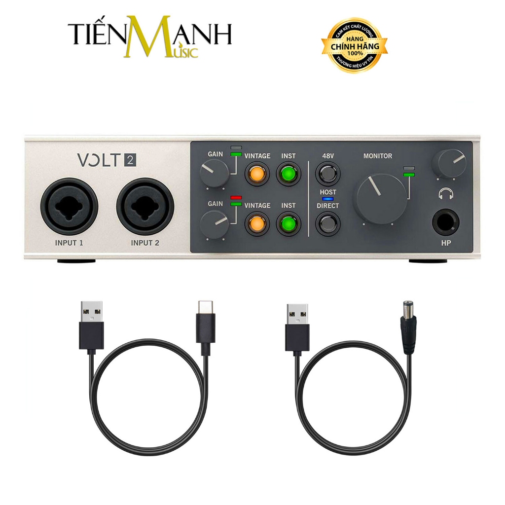 [Chính Hãng] Sound Card Thu Âm Thanh Universal Audio UA Volt2 - USB ...