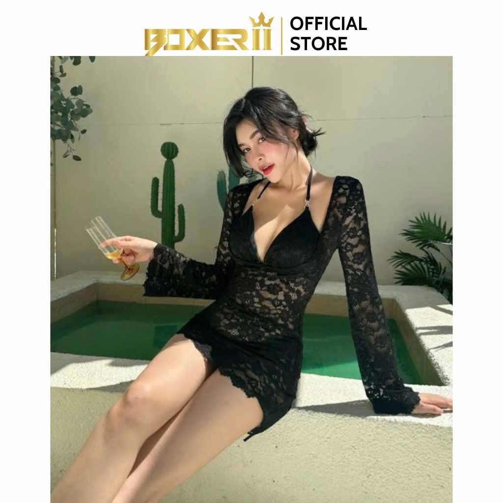 Áo ren xuyên thấu đi biển. | Shopee Việt Nam