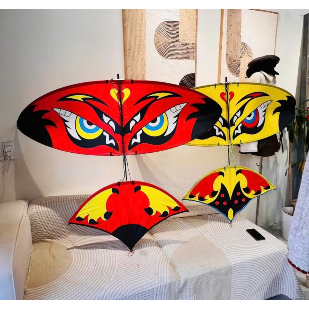 Diều Lắp Ghép mẫu Cú Đỏ - Cú Vàng từ 1m5-1m7-2m-2m50 Sẵn Dây Lèo ...