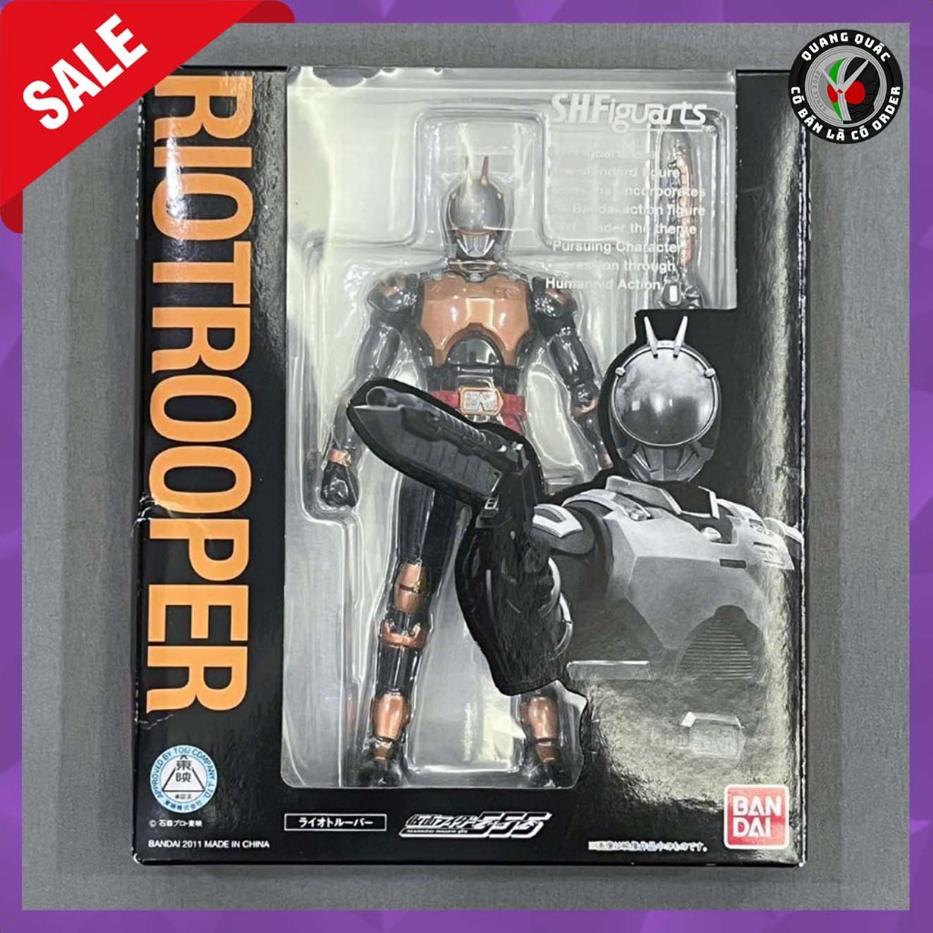 [HÀNG MỚI VỀ] Mô hình đồ chơi chính hãng SHF Riotrooper - Kamen Rider Faiz | Shopee Việt Nam