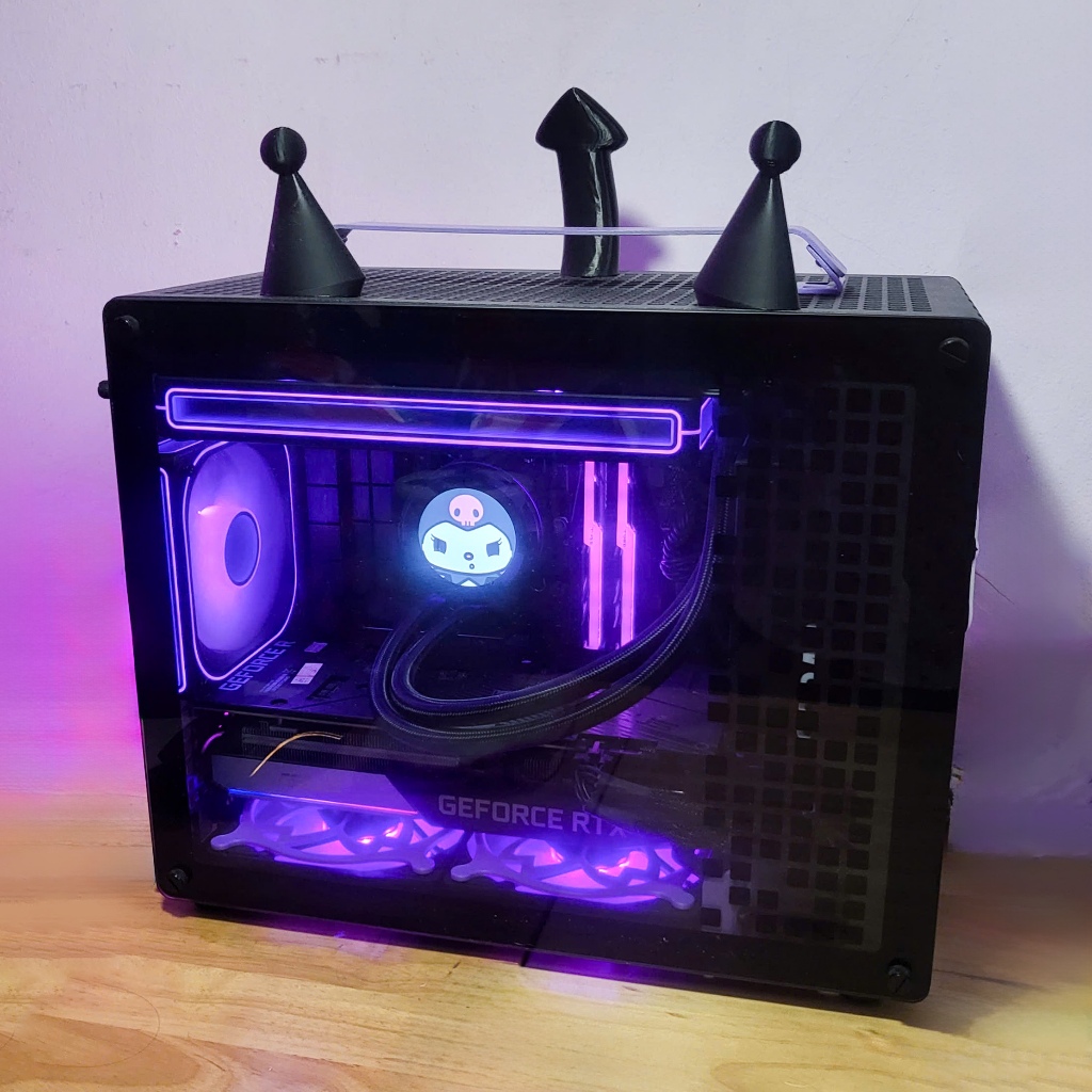 Set trang trí vỏ case PC máy tính hình Sanrio Kuromi | Shopee Việt Nam