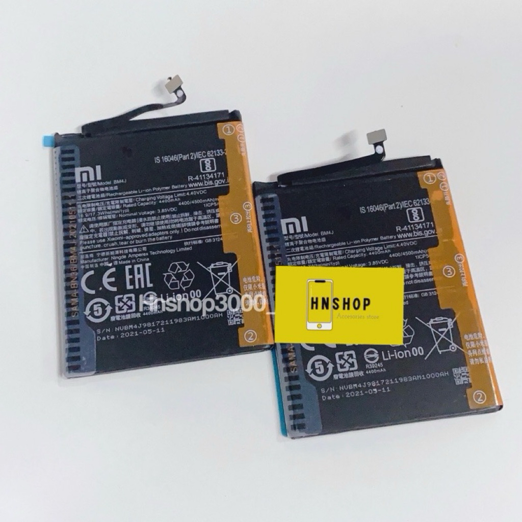 Pin Xiaomi Redmi Note 8 Pro - BM4J 4500mAh Zin- Bảo Hành 6 Tháng ...
