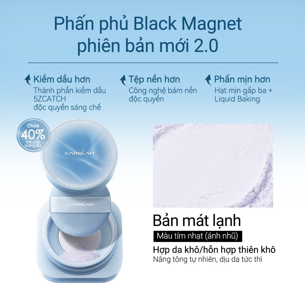 [HSD T6/2028] (Sale Móp Vỏ) Phấn Phủ Carslan Phiên Bản Mát Lạnh 2.0 8g ...