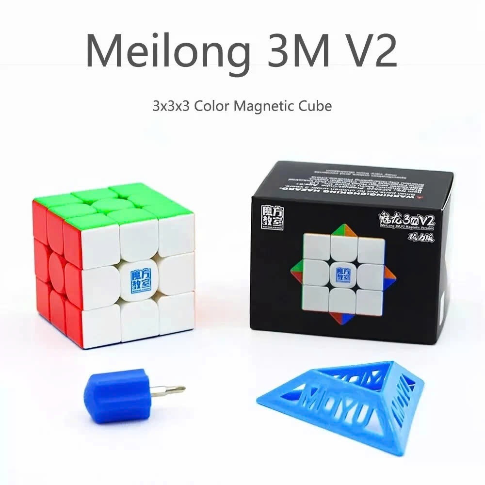 Rubik Nam Châm MoYu MeiLong 2M, 3MV2, 4M, 5M Series MoYu M MeiLong M Rubic Nam Châm Stickerless ...