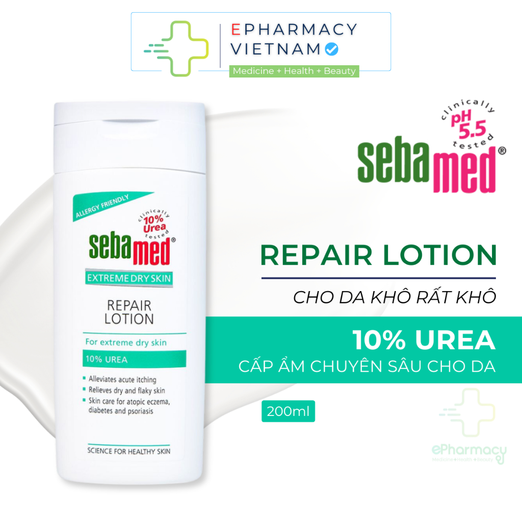 Sữa Dưỡng Thể SEBAMED Extreme Dry Skin Repair Lotion 10% Urea Cấp Ẩm ...