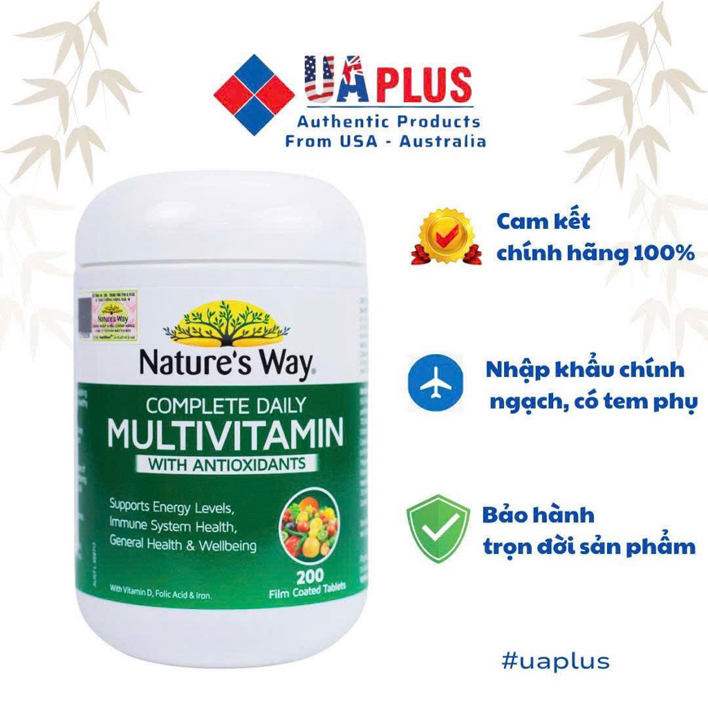 [Nhập khẩu chính ngạch] Vitamin tổng hợp Nature’s Way Complete Daily ...