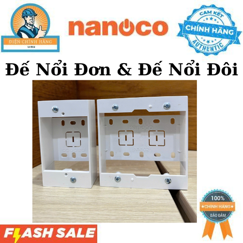 Đế nổi đơn và đế nổi đôi chính hãng nanoco NN101 & NN102 | Shopee Việt Nam