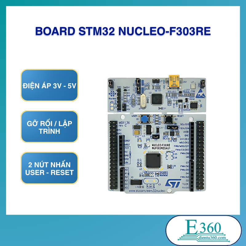 Mạch STM32 NUCLEO-F303RE | Shopee Việt Nam