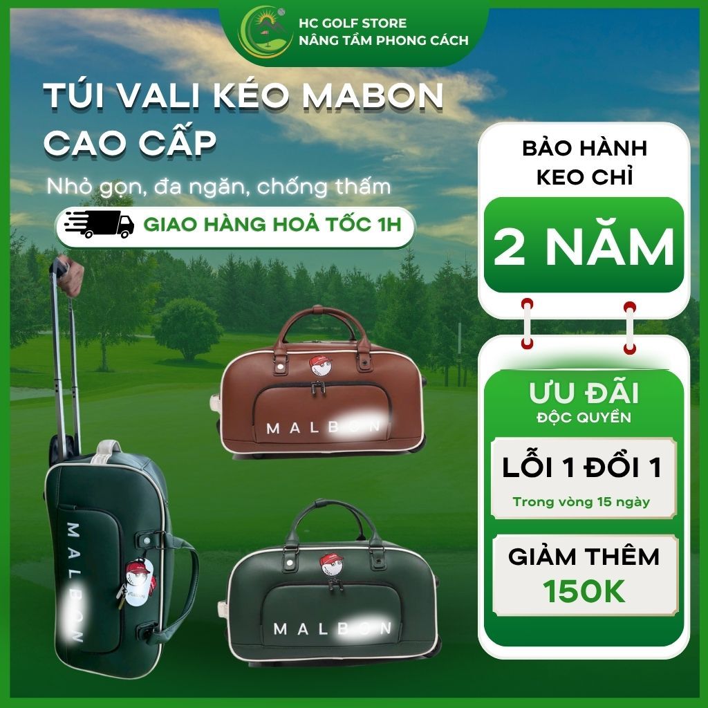 Túi vali kéo cao cấp MABON, túi vali golf túi kéo du lịch sức chứa lớn ...