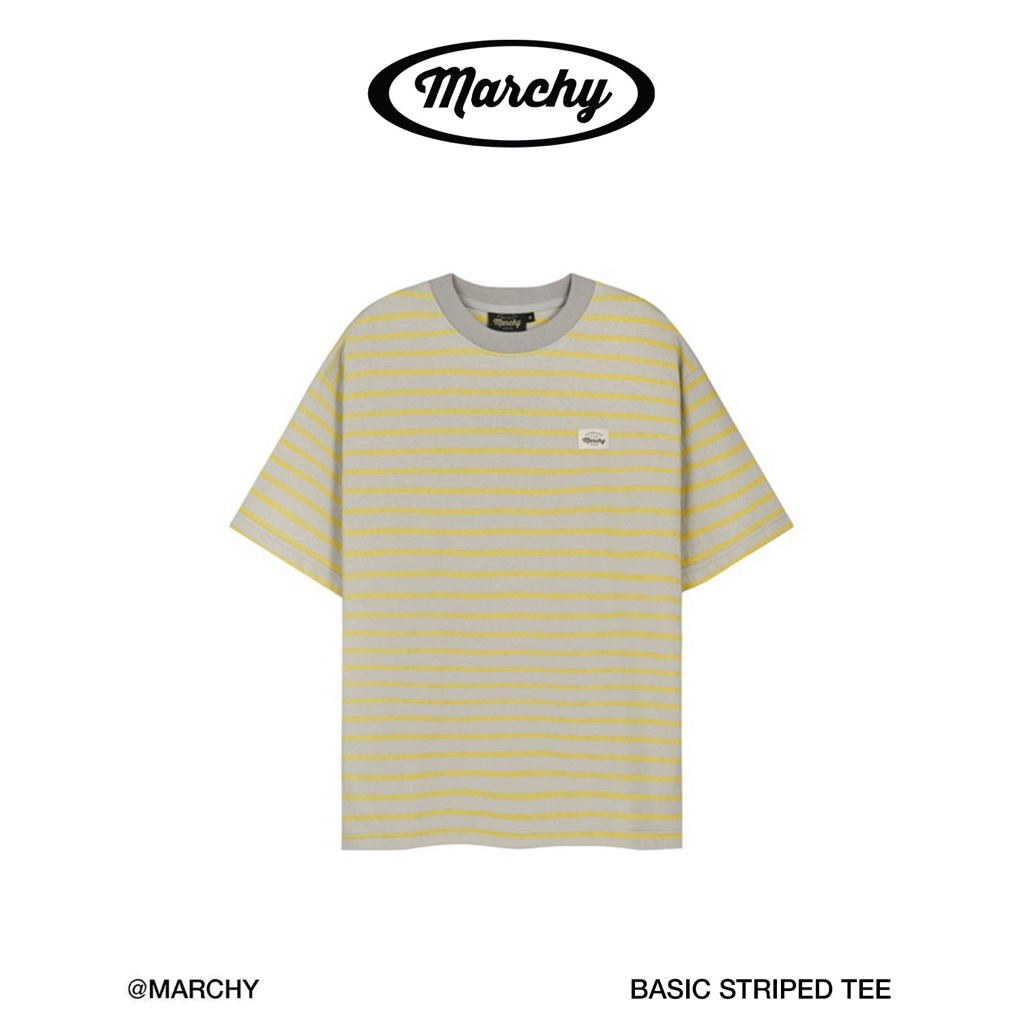 MARCHY - Basic Striped Tee - Áo thun kẻ sọc | Shopee Việt Nam