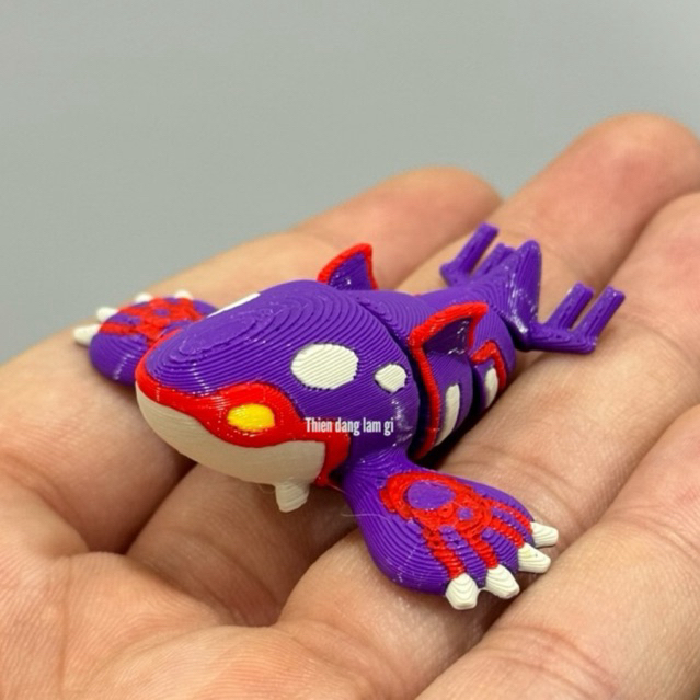 Shiny Kyogre Pokemon | Thiện đang làm gì | in 3D Đồ chơi Móc khoá | A06 ...