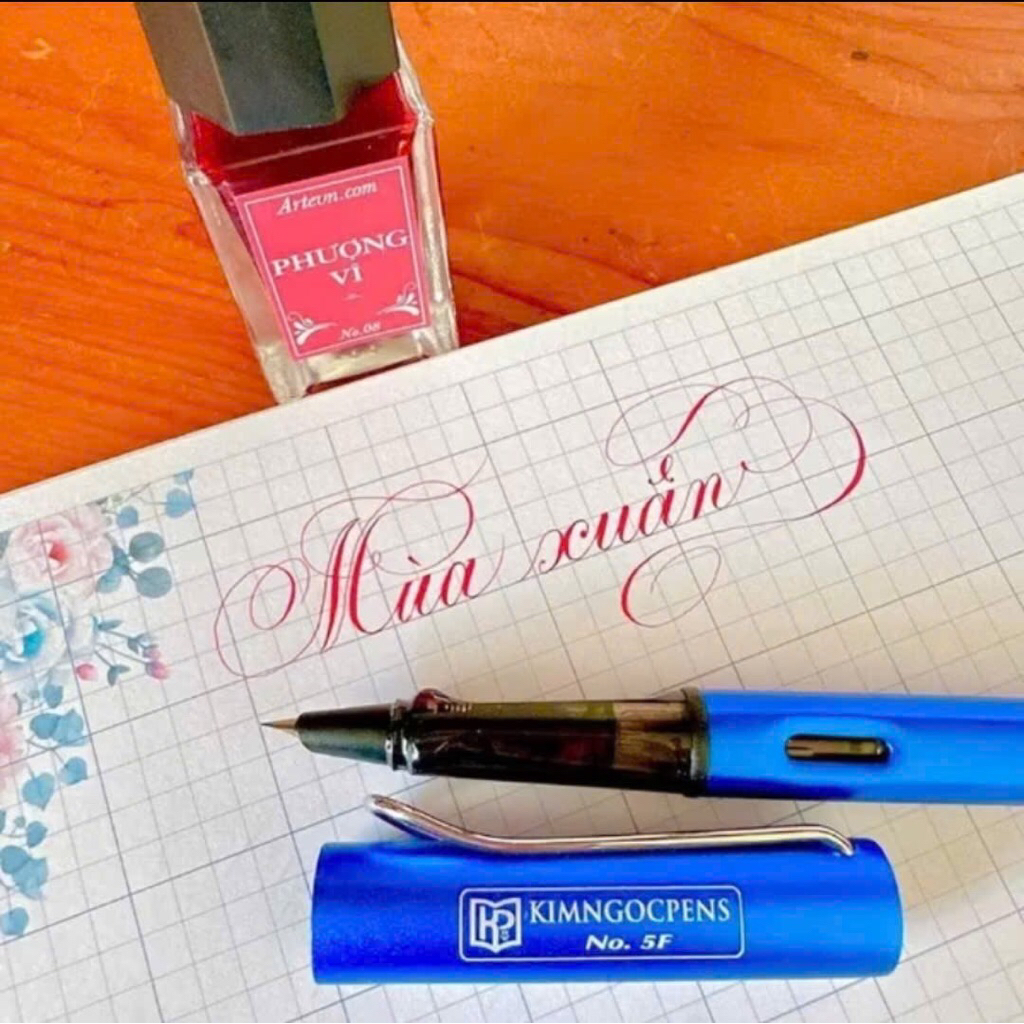 Bút Lá tre Kim Ngọc No5F, Ngòi lá tre nét thanh đậm | Shopee Việt Nam