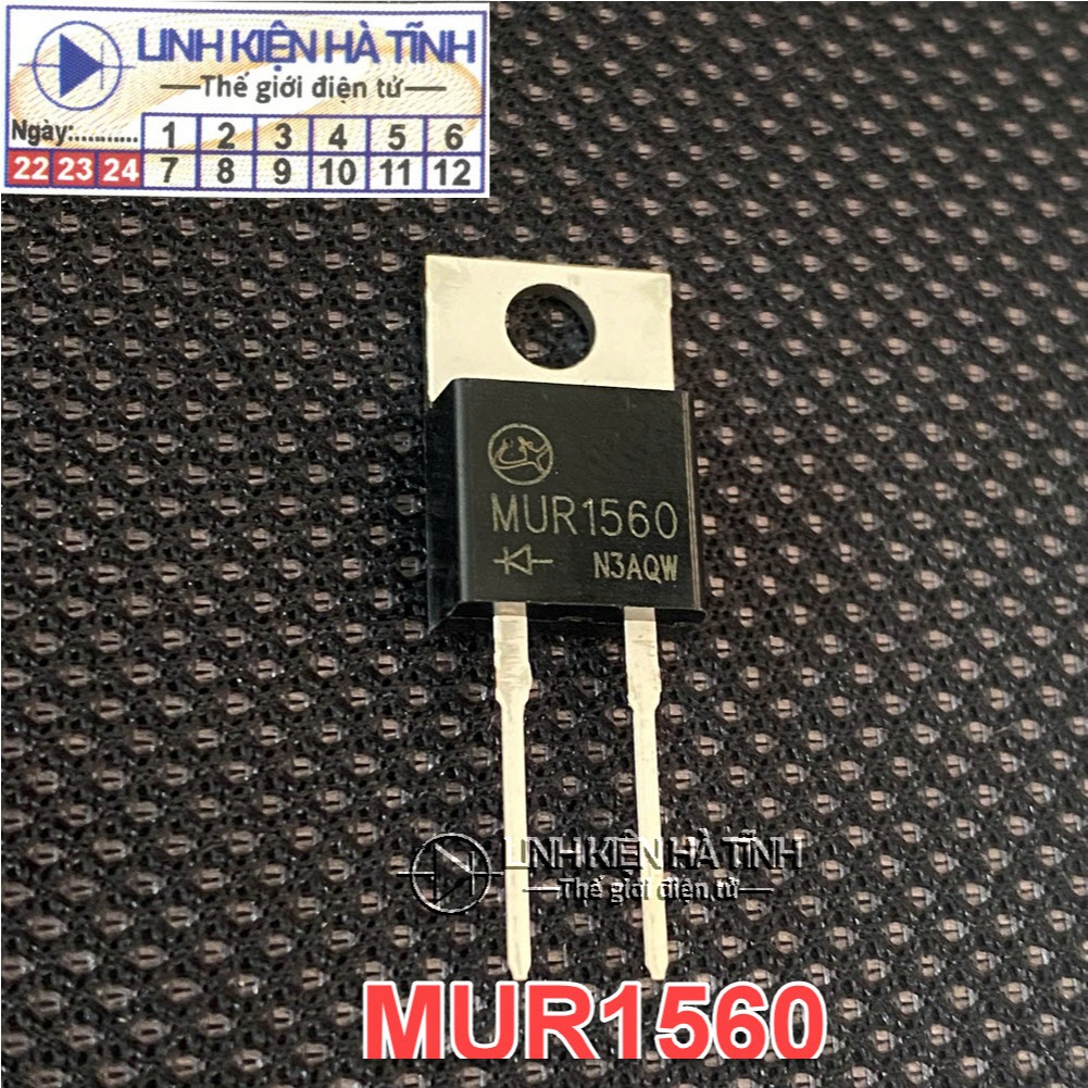 5 con diode xung RHRP1560 U1560 MUR1560 TO-220 15A 600V mới | Shopee ...