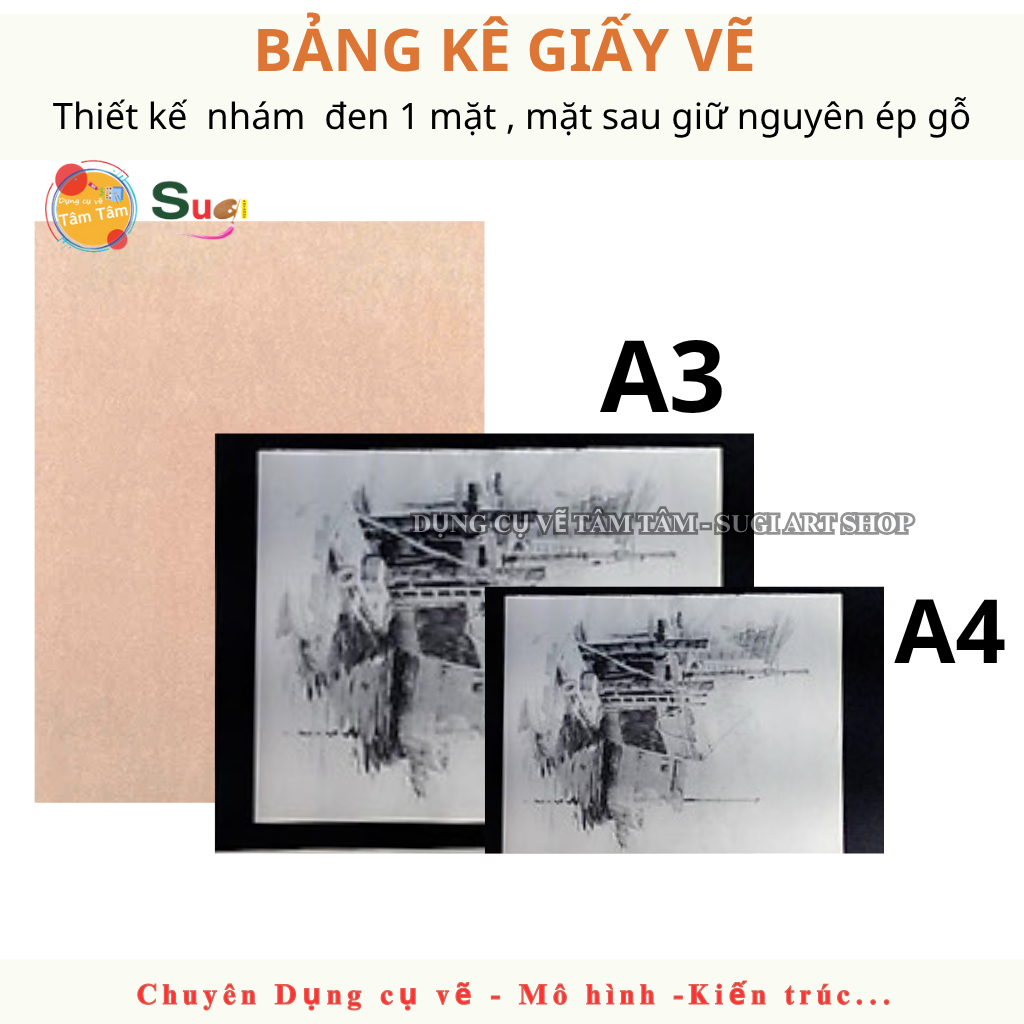 [ TÂM TÂM ] Bảng kê giấy A3 , bảng kê giấy A4 , bảng vẽ, bảng để lót ...