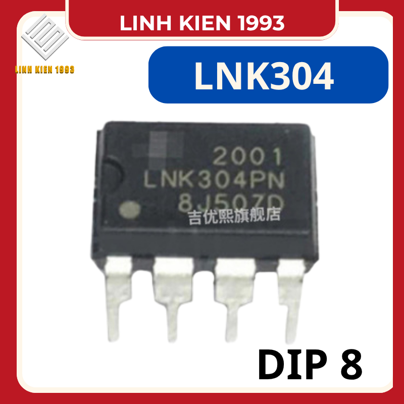 IC Nguồn LNK304PN – IC Nguồn Xung AC-DC – DIP7 – Tích Hợp Mạch Điều ...