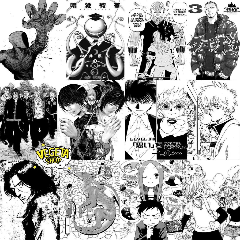 Tranh giấy Manga Anime decal có sẵn keo Gintama Blue Box Takagi Rave ...