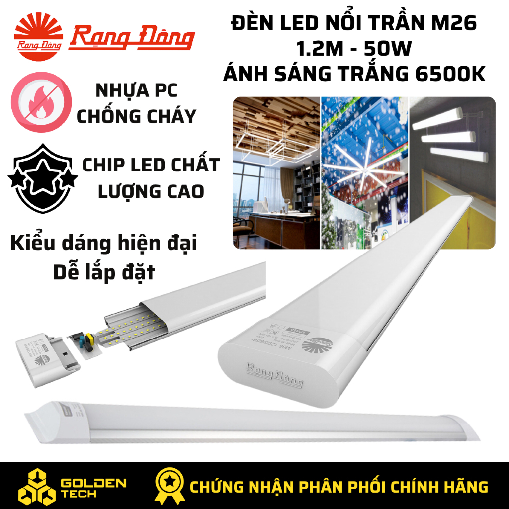 Đèn LED Bán Nguyệt Rạng Đông M26 30 9W 60 25W 120 50W chính hãng | Shopee Việt Nam