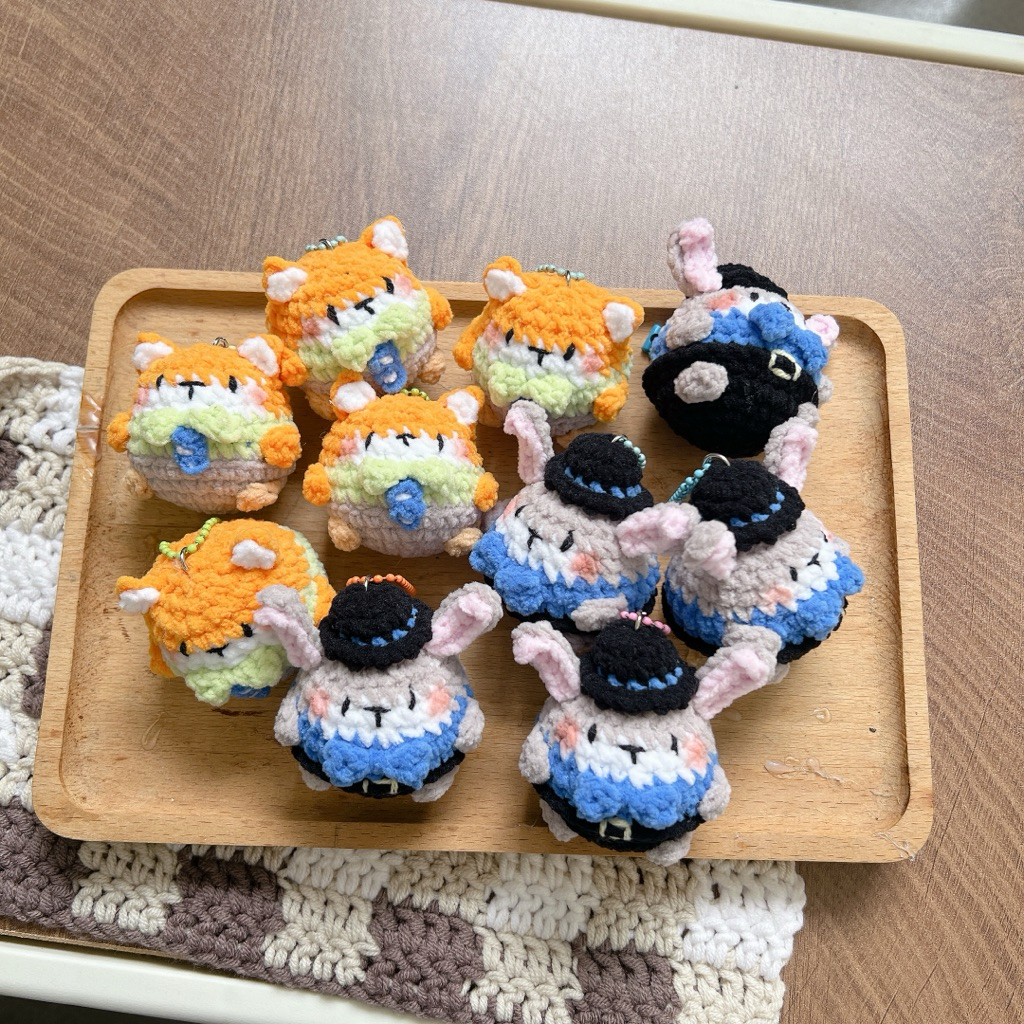 [CÓ SẴN] Móc khóa zootopia judy nick bằng len nhung | Shopee Việt Nam