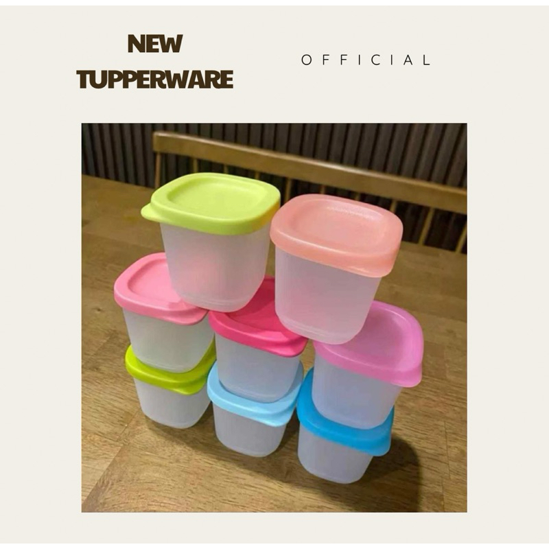 Hộp Làm Sữa Chua (Cubix 110ml) Tupperware | Shopee Việt Nam