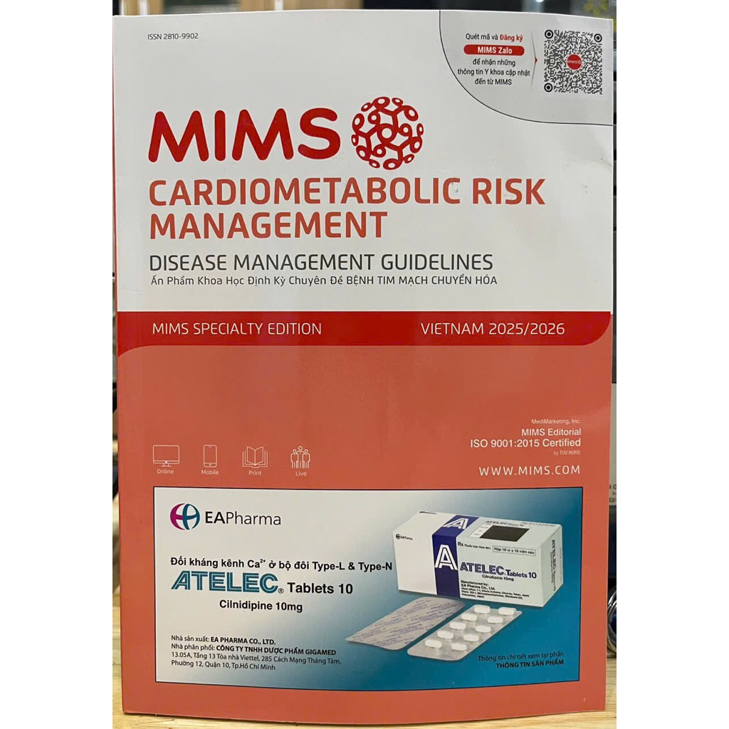 Sách - Mims 2025/2026 Ấn phẩm khoa học định ký chuyên đề Tim mạch ...