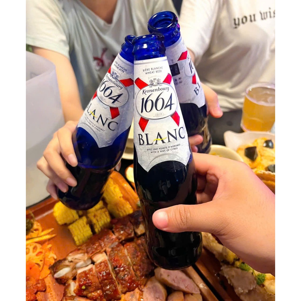 Bia Kronenbourg 1664 Blanc Liên Doanh 5% – Chai 330ml – Thùng 24 Chai ...