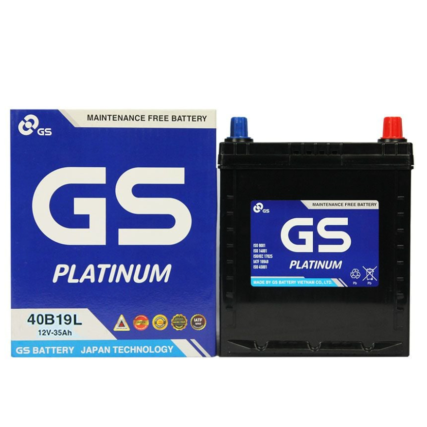 Bình Ắc Quy 12V-35Ah, Ắc Quy Ô Tô GS MF 40B19L/R/L(S) | Shopee Việt Nam