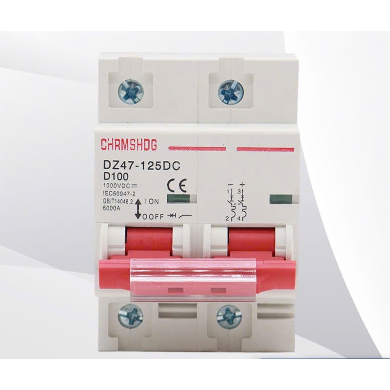 CB 100A,125A DC 12V-125V 2P chính hãng màu Đỏ | Shopee Việt Nam