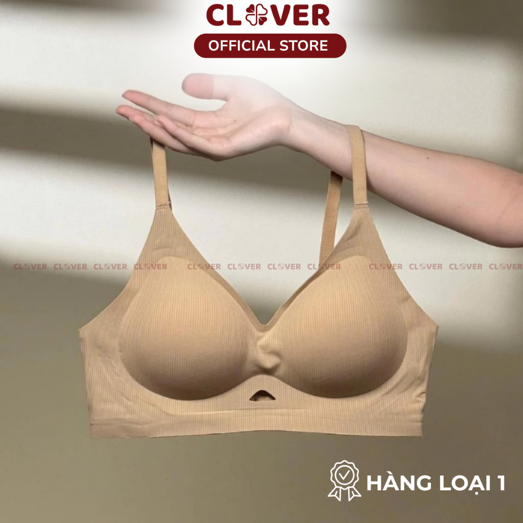 [HÀNG LOẠI 1 ] Áo Ngực CLOVER Áo Bra Nữ Cài Sau Chất Su Mỏng Không Gọng ...