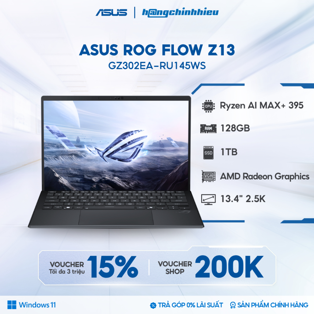 Laptop ASUS ROG Flow Z13 GZ302EA-RU145WS Ryzen AI MAX+ 395 | 128GB ...