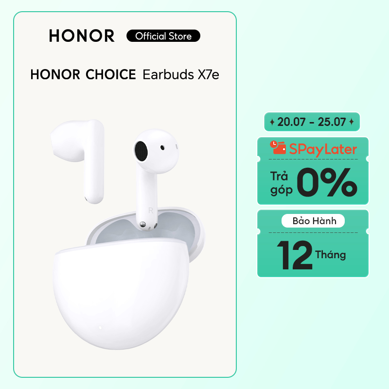 Tai Nghe Bluetooth HONOR CHOICE Earbuds X7e | Bán mở, khử tiếng ồn chủ ...