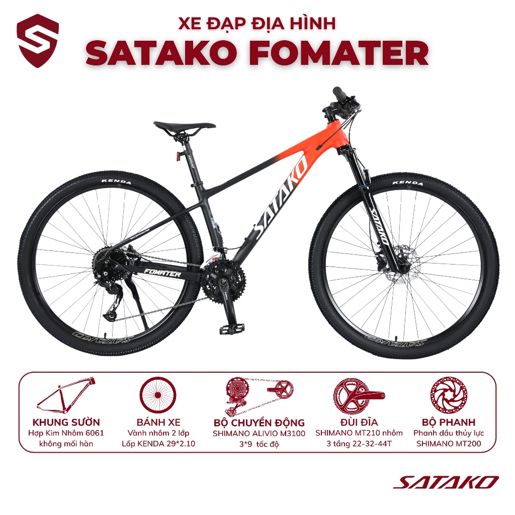 Xe Đạp SATAKO FOMATER - Xe Đạp Địa Hình | Shopee Việt Nam