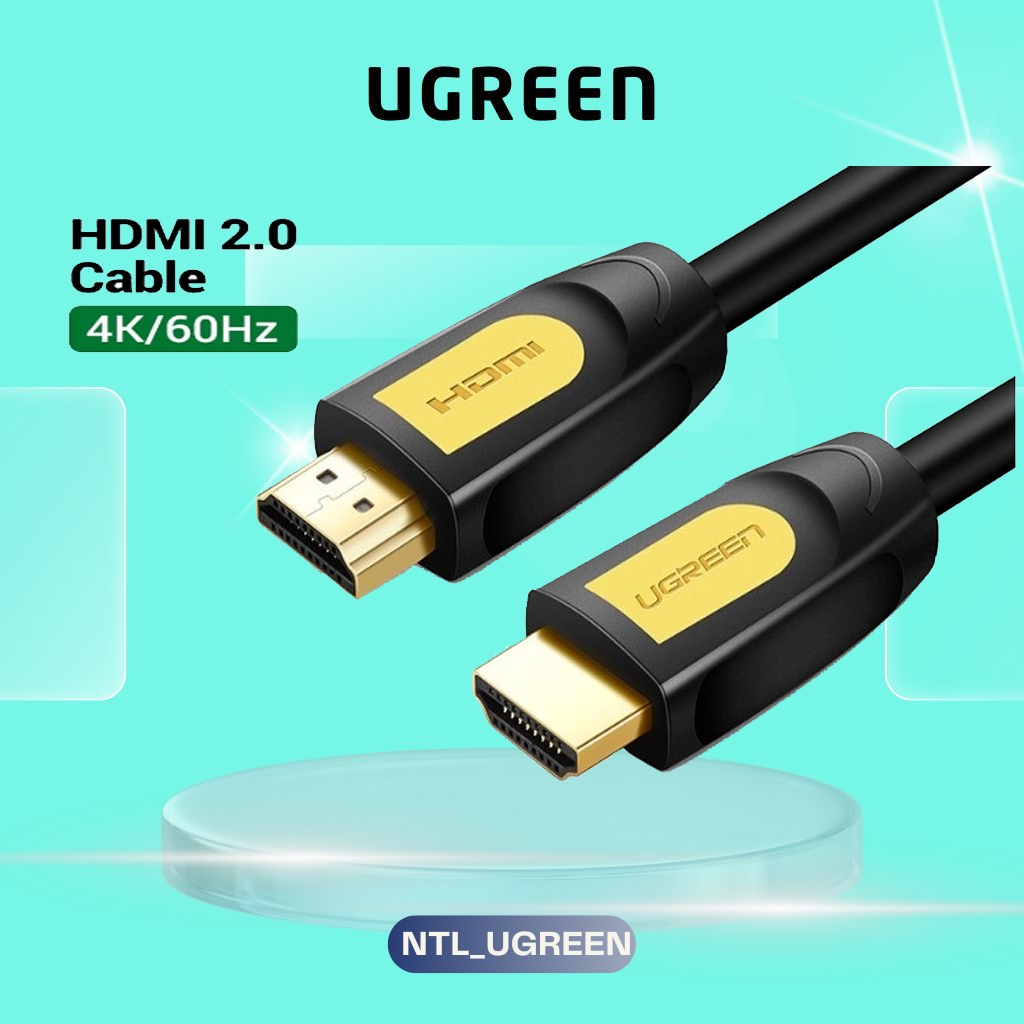 Cáp HDMI 2.0 Ugreen HD101 phân giải 4k60hz 18Gbps lõi thuần đồng Chính Hãng | Shopee Việt Nam
